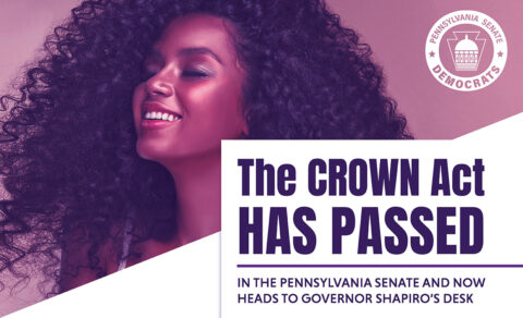 Senator Hughes Celebrates Passage of Pennsylvania CROWN Act